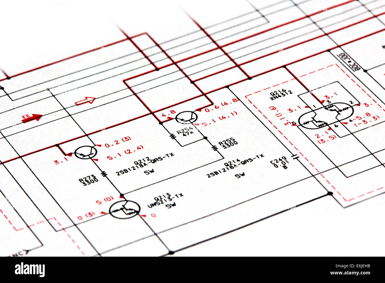 Schematic of transistor hi-res stock photography and images - Alamy