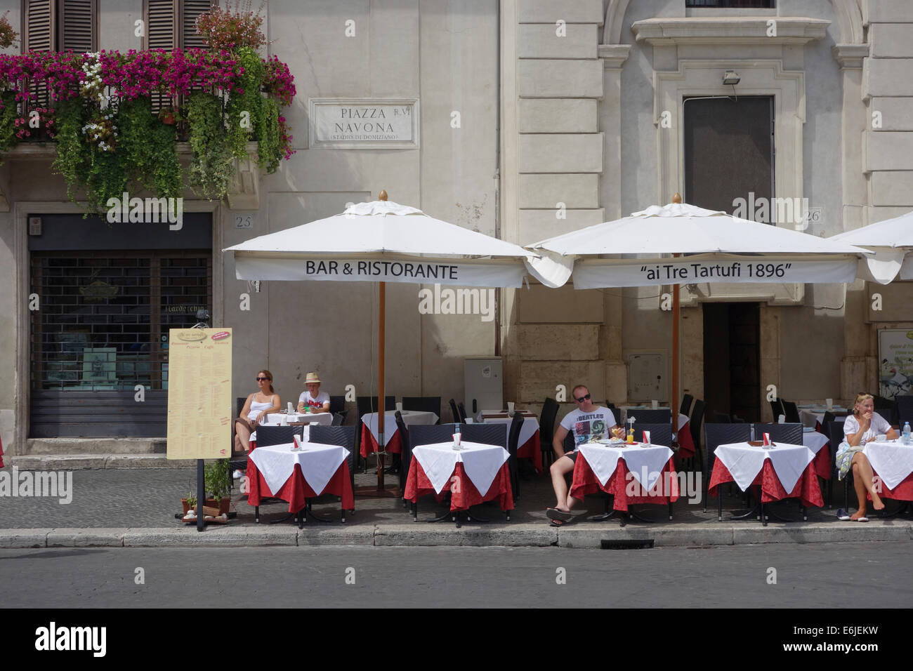 Piazza Navona Rome Italy Stock Photo - Alamy