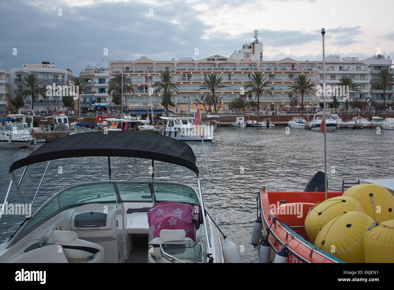 Cala Bona harbour, Majorca Stock Photo - Alamy