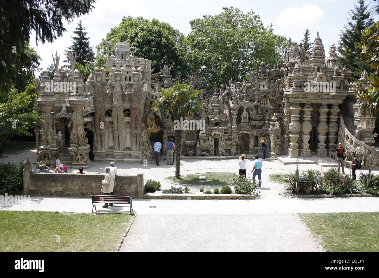 From 1879 to 1912, French postman Ferdinand Cheval built his Ideal ...
