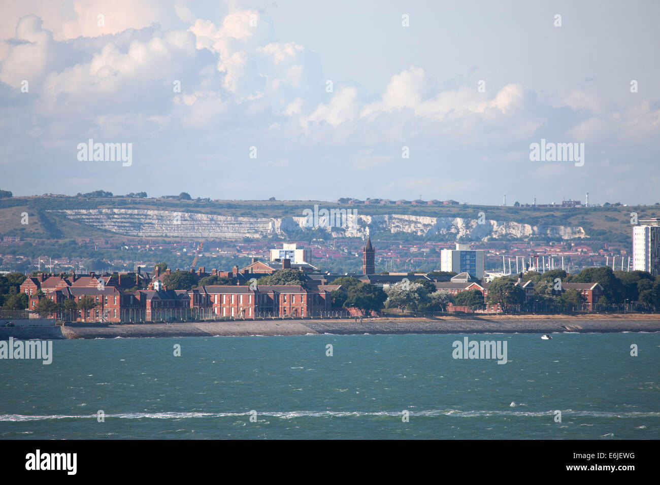 Southampton Docks coastline Stock Photo - Alamy