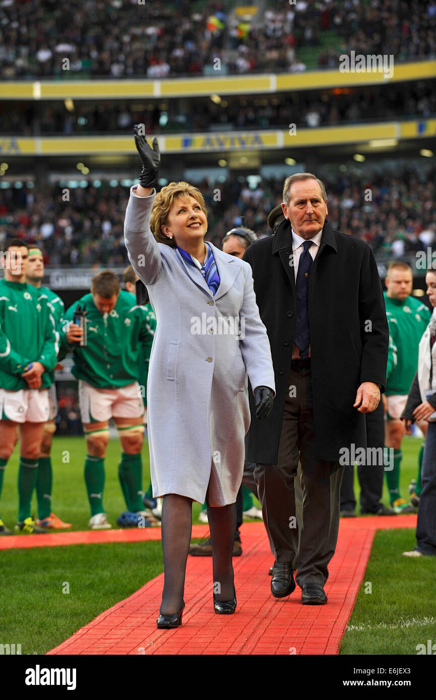 Irish president hi-res stock photography and images - Alamy