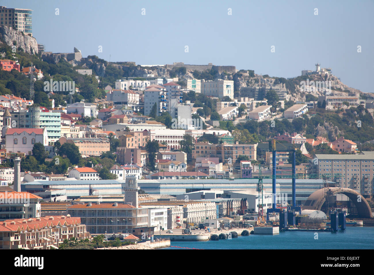 Gibraltar a British Overseas Territory located on the southern end of ...
