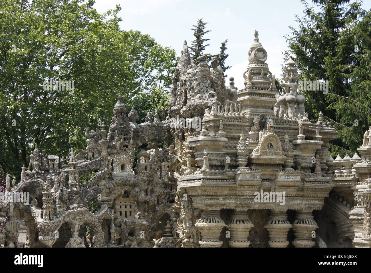From 1879 to 1912, French postman Ferdinand Cheval built his Ideal ...
