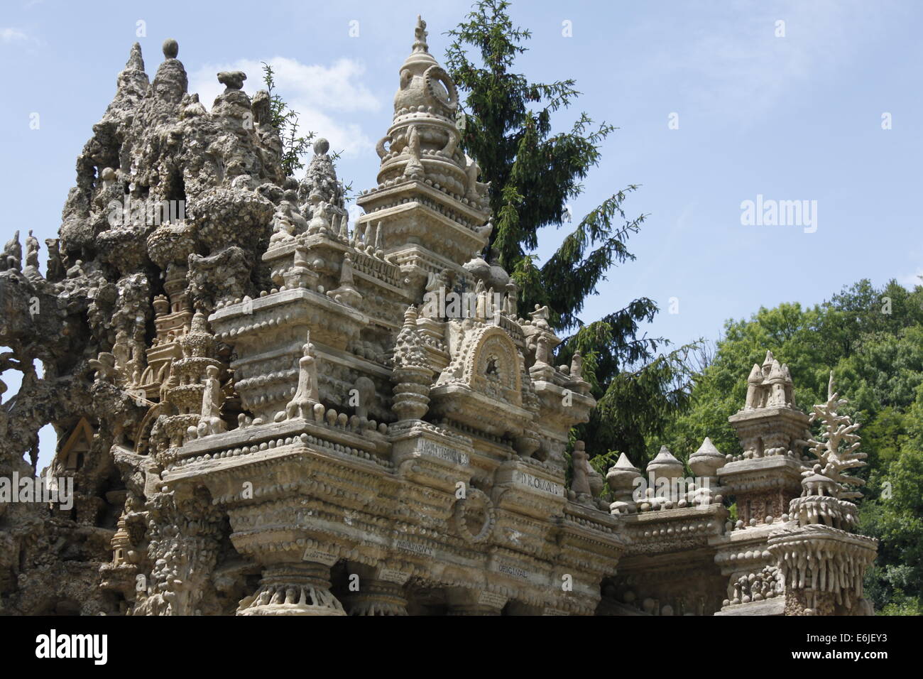 From 1879 to 1912, French postman Ferdinand Cheval built his Ideal ...