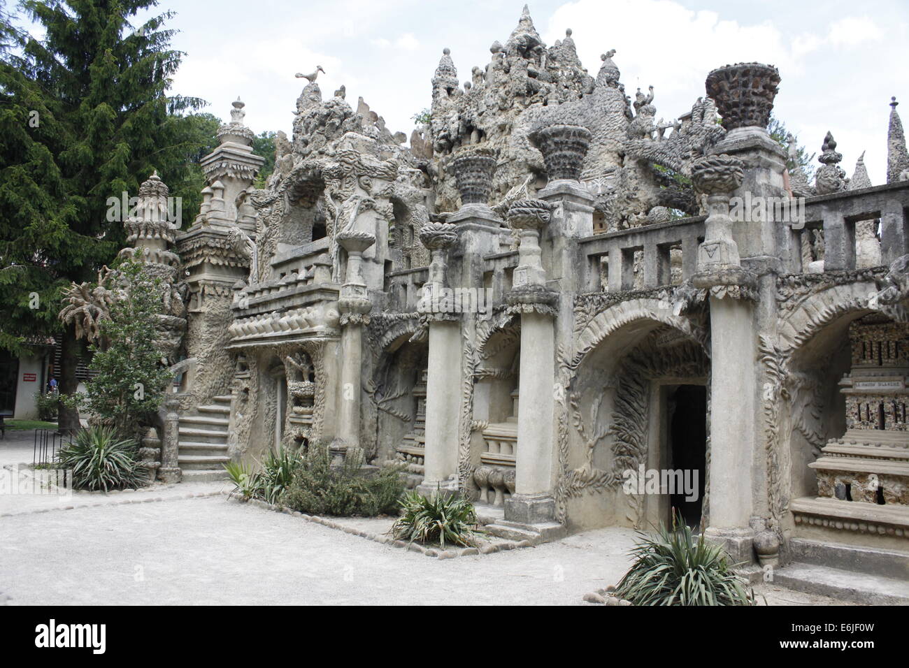 From 1879 to 1912, French postman Ferdinand Cheval built his Ideal ...