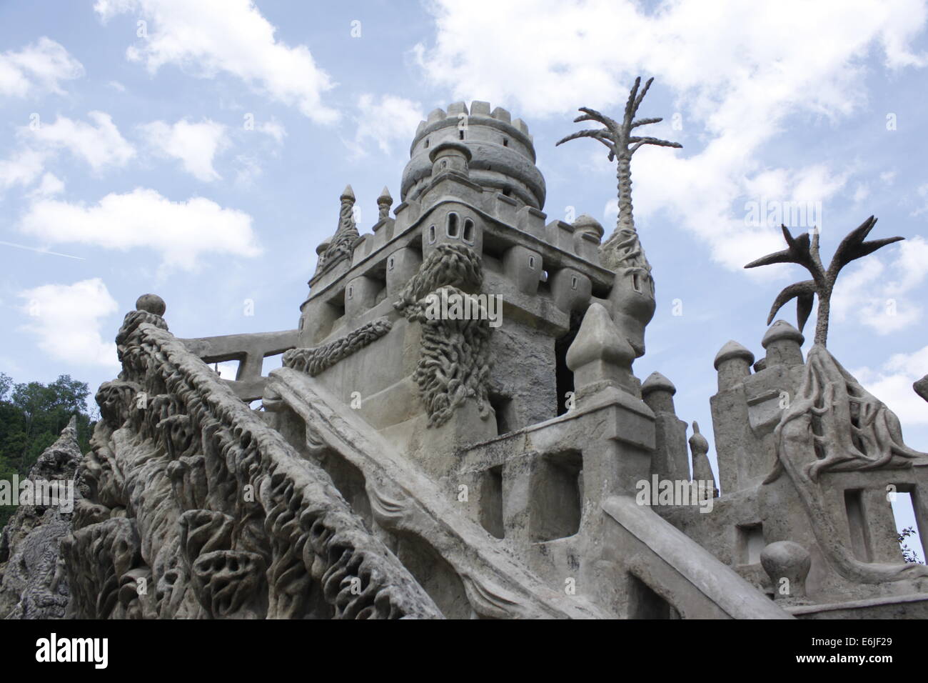 From 1879 to 1912, French postman Ferdinand Cheval built his Ideal ...