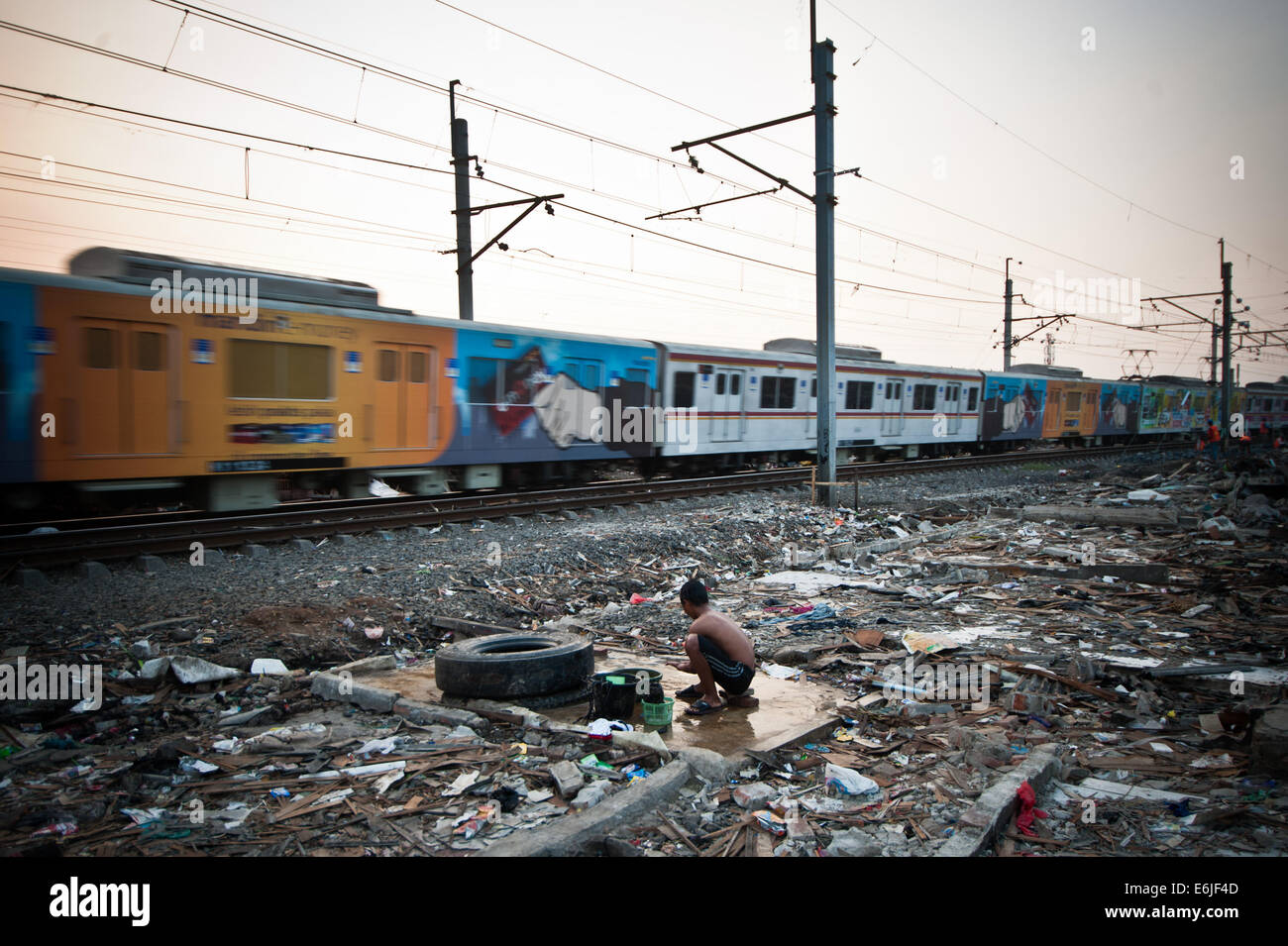 Man takes bath on hi-res stock photography and images - Alamy