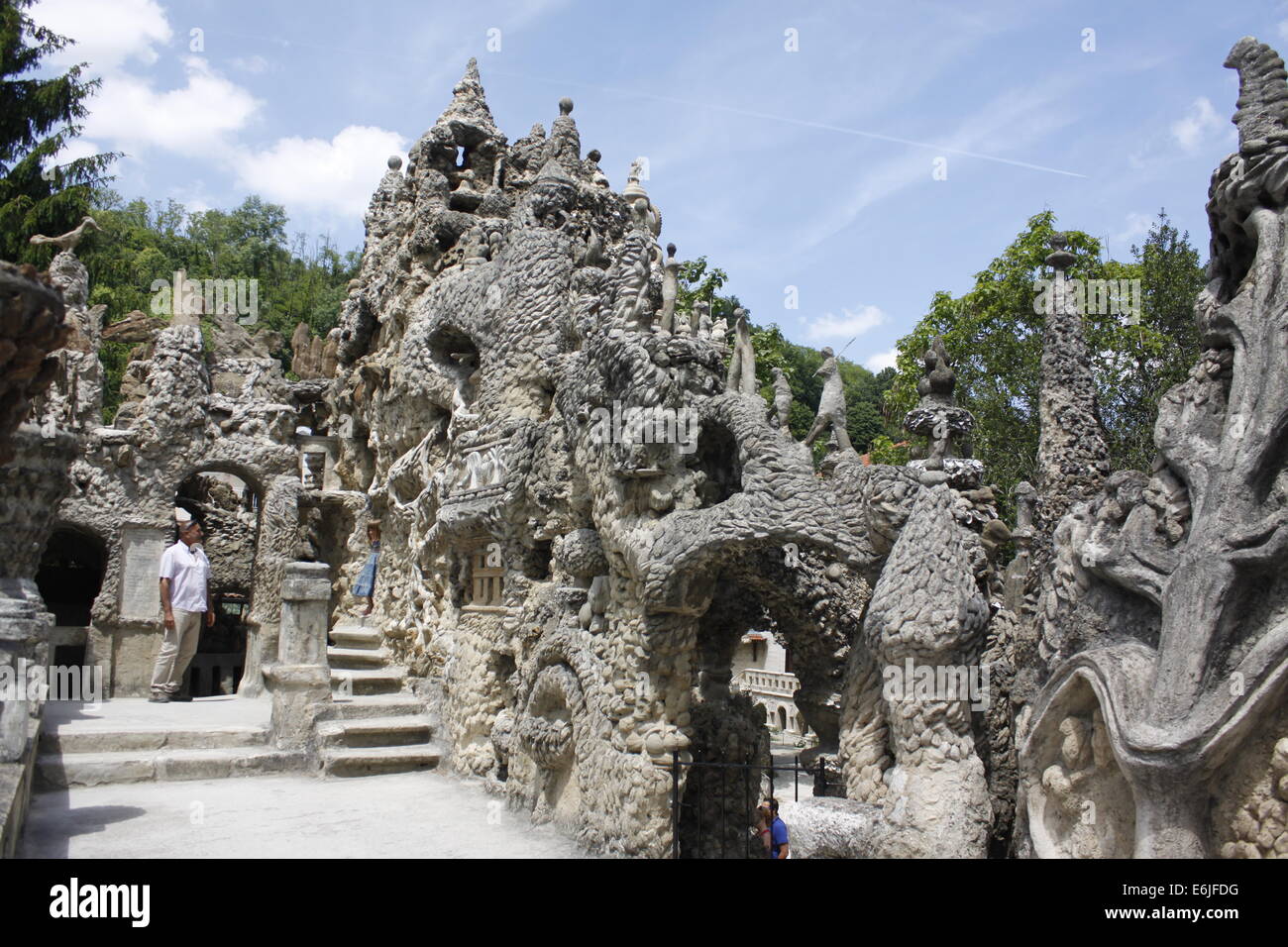 From 1879 to 1912, French postman Ferdinand Cheval built his Ideal ...