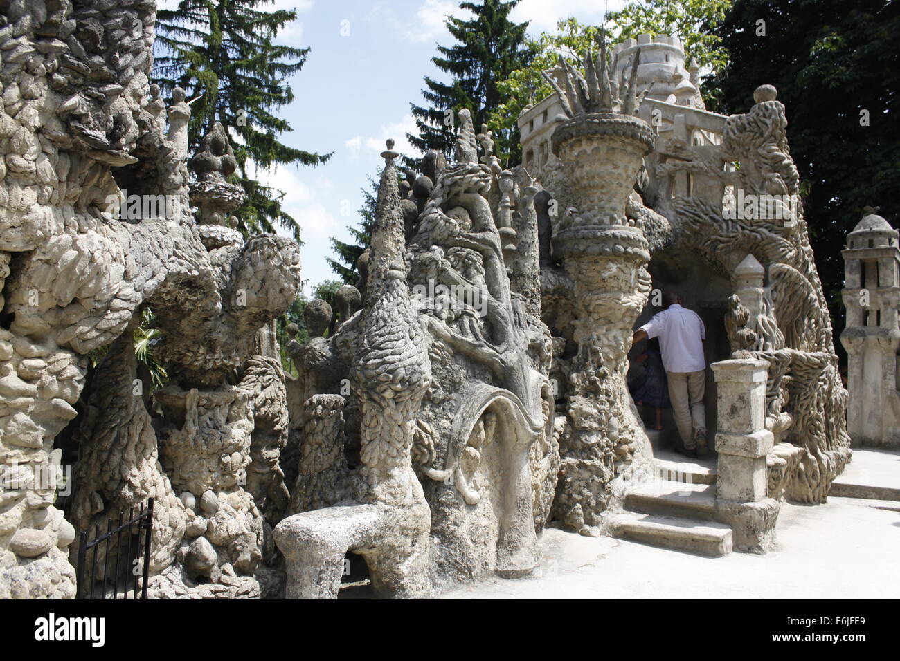 From 1879 to 1912, French postman Ferdinand Cheval built his Ideal ...