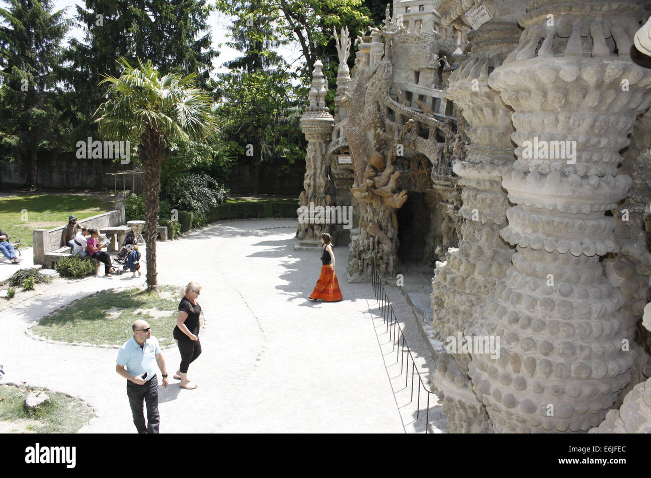 From 1879 to 1912, French postman Ferdinand Cheval built his Ideal ...
