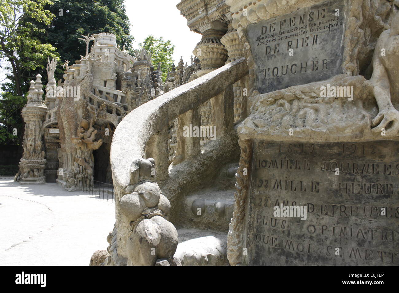From 1879 to 1912, French postman Ferdinand Cheval built his Ideal ...