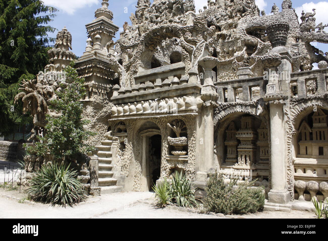 From 1879 to 1912, French postman Ferdinand Cheval built his Ideal ...