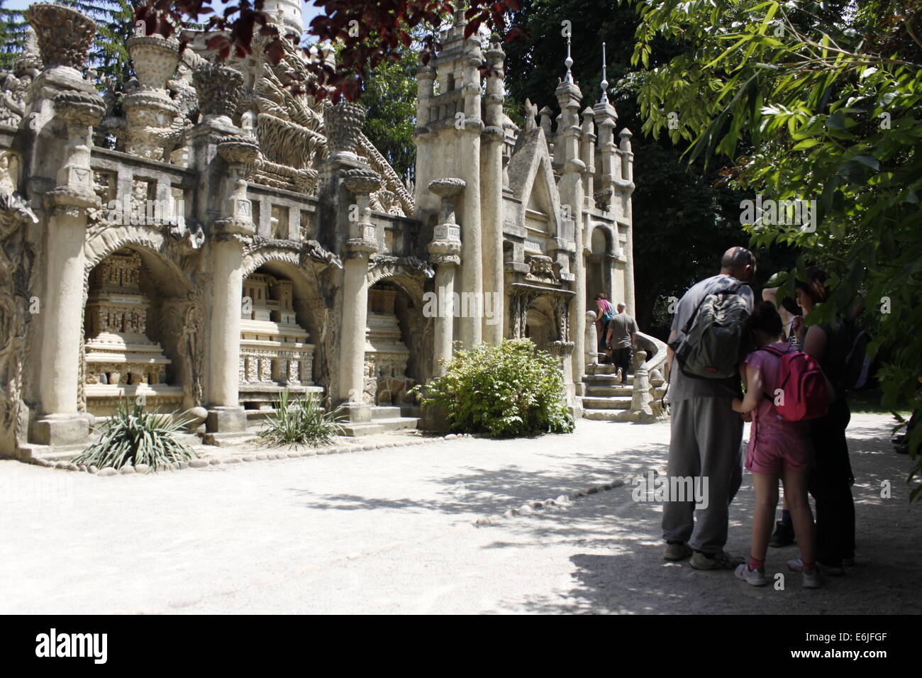 From 1879 to 1912, French postman Ferdinand Cheval built his Ideal ...