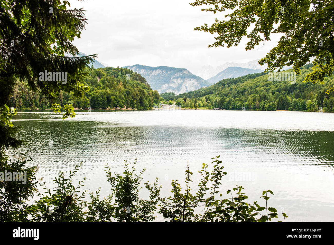 The beautiful lake in Hechtsee in the Tyrol region of Austria Stock ...