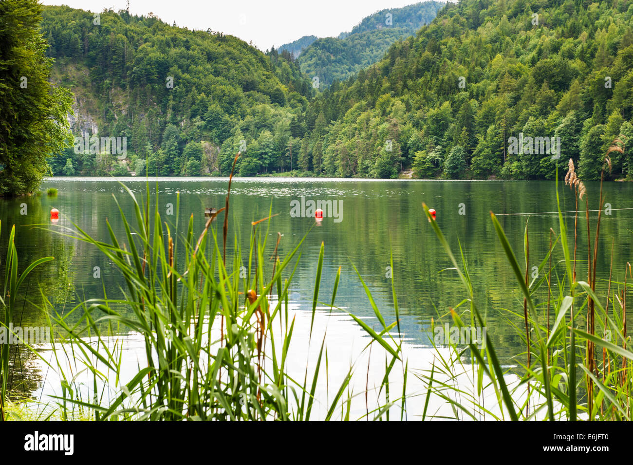 The beautiful lake in Hechtsee in the Tyrol region of Austria Stock ...