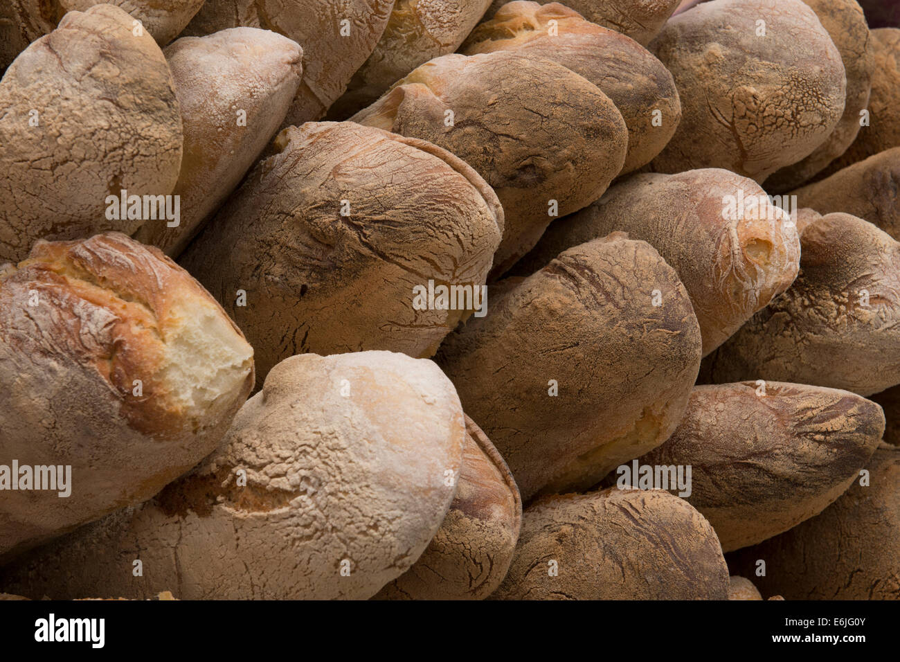 Wood cooked bread Stock Photo - Alamy