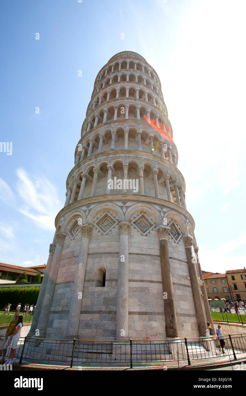 The Leaning Tower of Pisa is the campanile, or freestanding bell tower ...