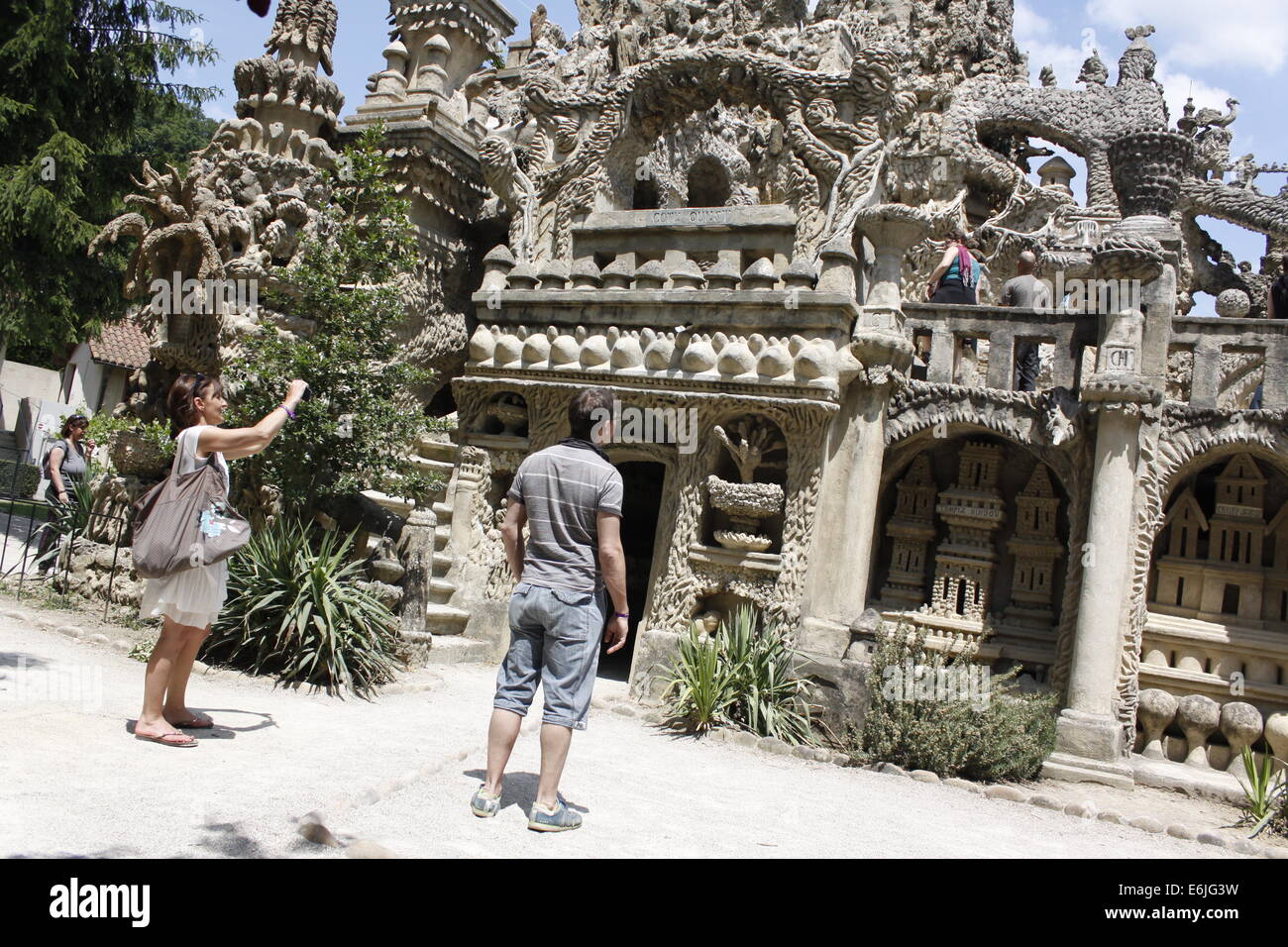 From 1879 to 1912, French postman Ferdinand Cheval built his Ideal ...