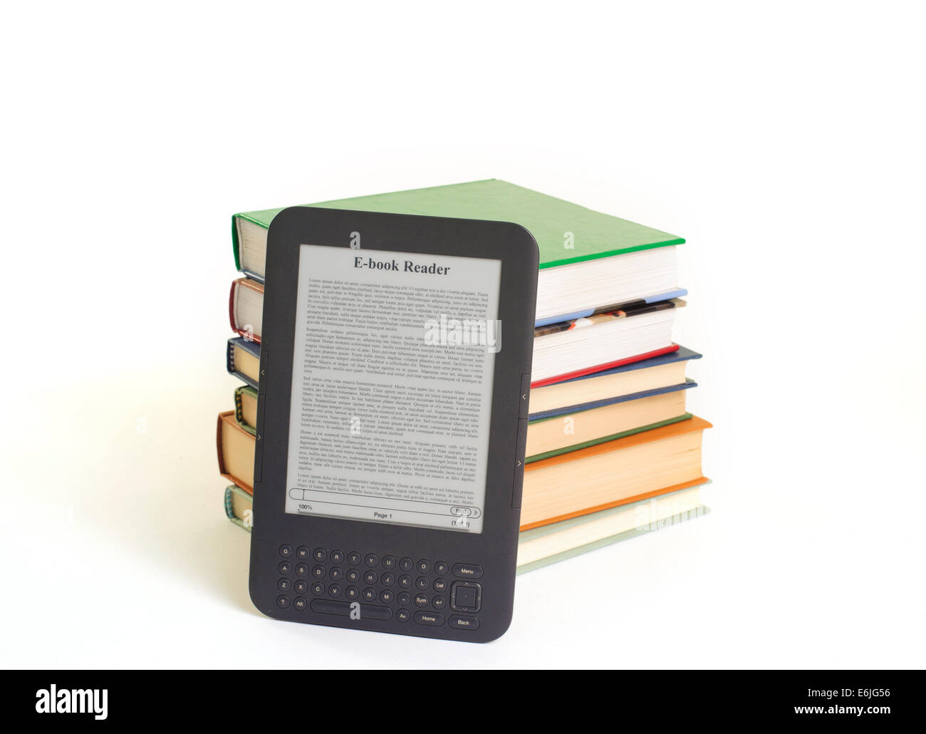 Reading e reader Cut Out Stock Images & Pictures - Alamy