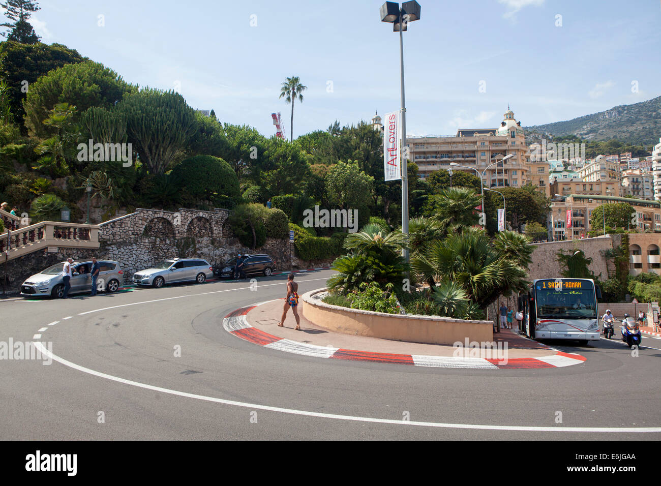 Fairmont Hairpin in Monte Carlo an area of the Principality of Monaco ...