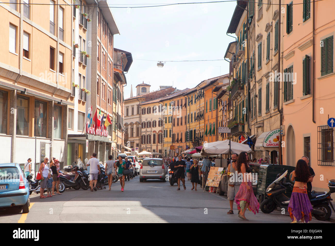 Streets at Pisa Italy Stock Photo - Alamy