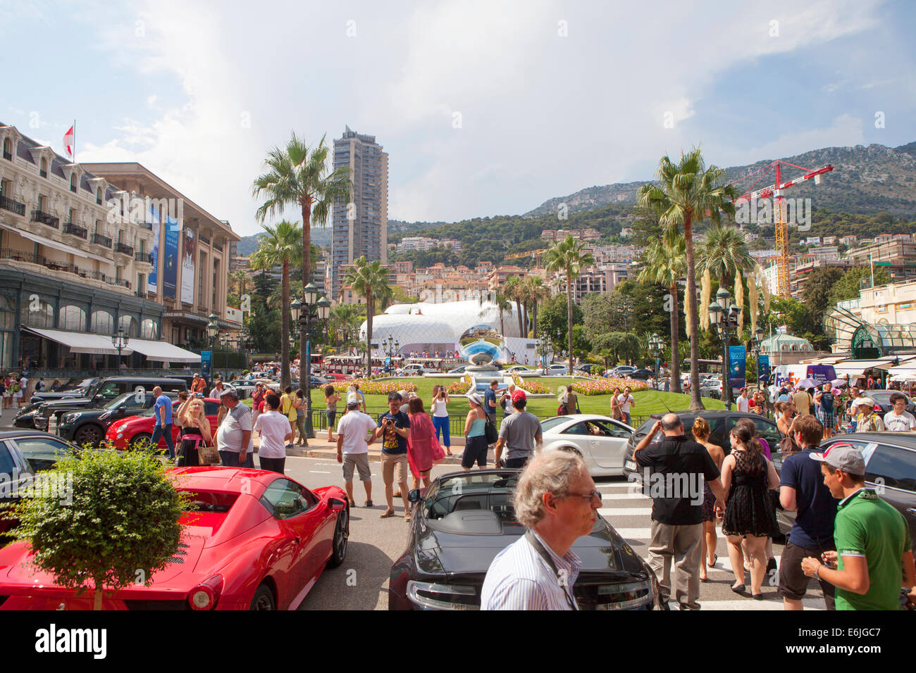 Place du Casino in the heart of Monte Carlo an area of the Principality ...