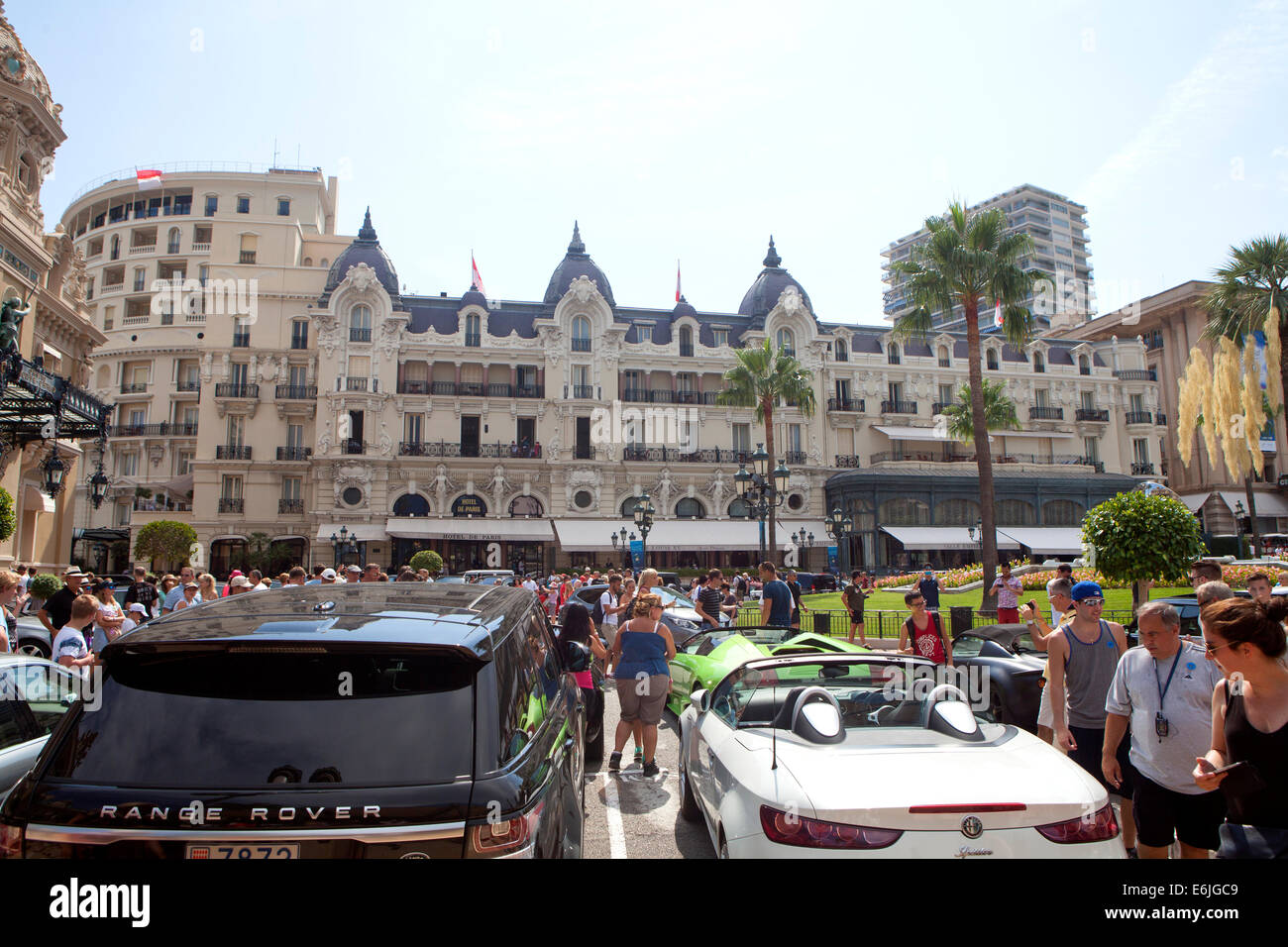 The Hotel de Paris in Monte Carlo an area of the Principality of Monaco ...