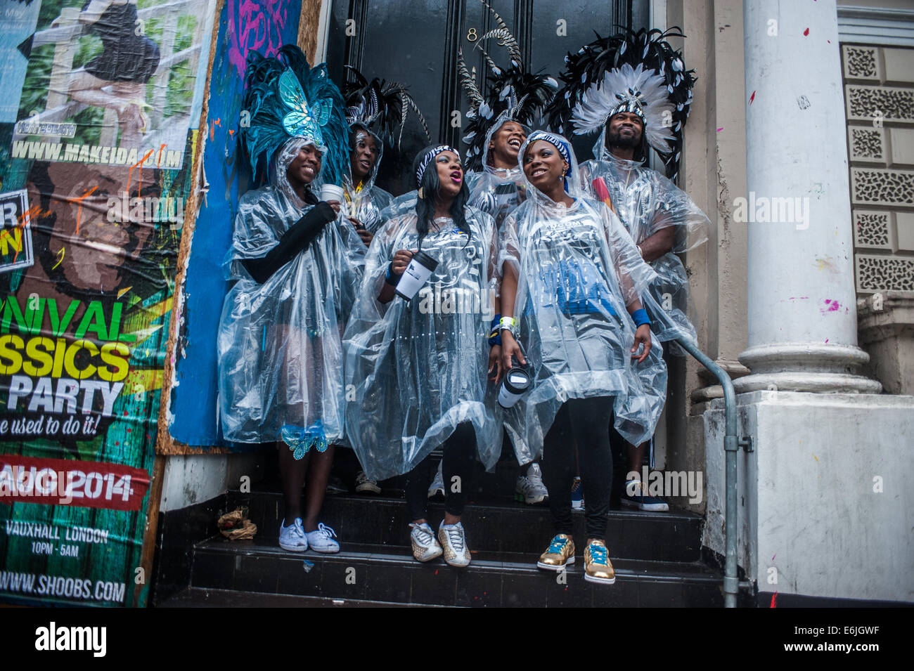 Notting hill carnival rain hi-res stock photography and images - Alamy