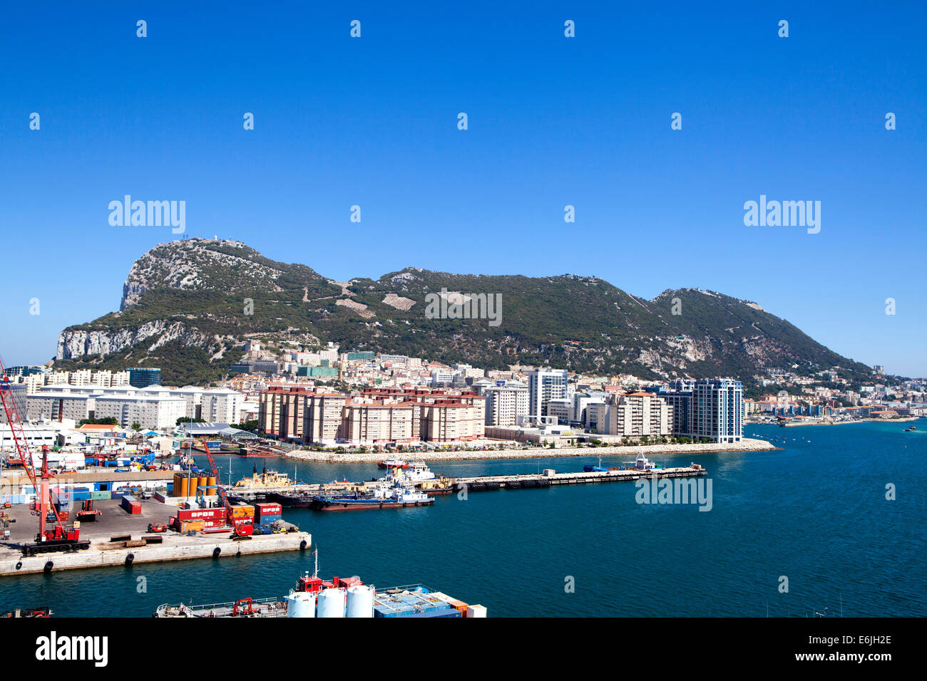 Gibraltar a British Overseas Territory located on the southern end of ...