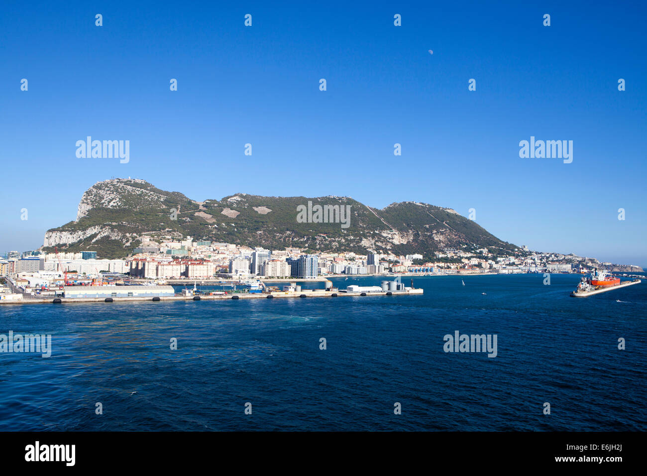 Gibraltar a British Overseas Territory located on the southern end of ...