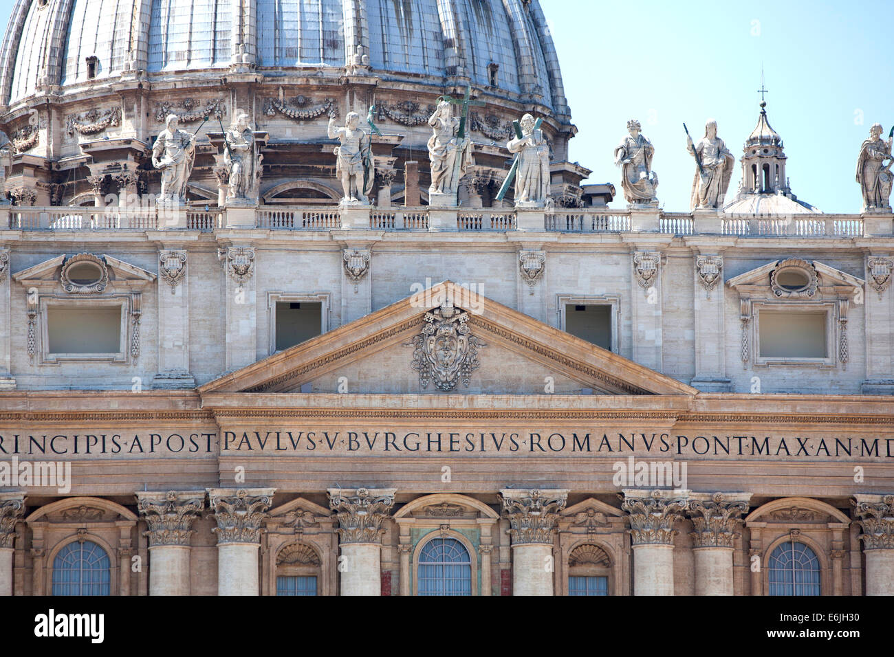 St. Peter's Basilica a Late Renaissance church located within Vatican ...