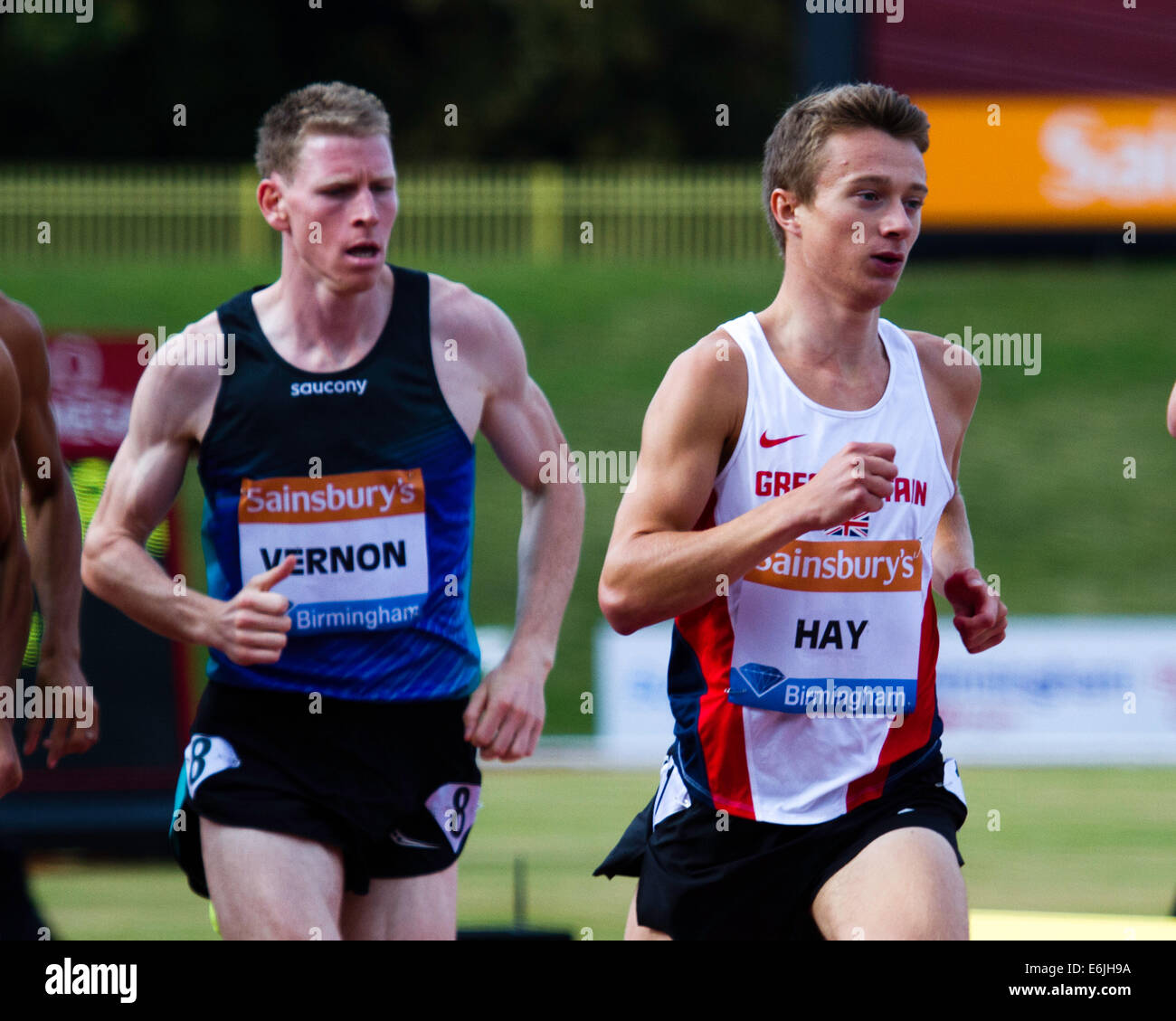 BIRMINGHAM, ENGLAND - AUGUST 24: Andy Vernon of Great Britain in action ...