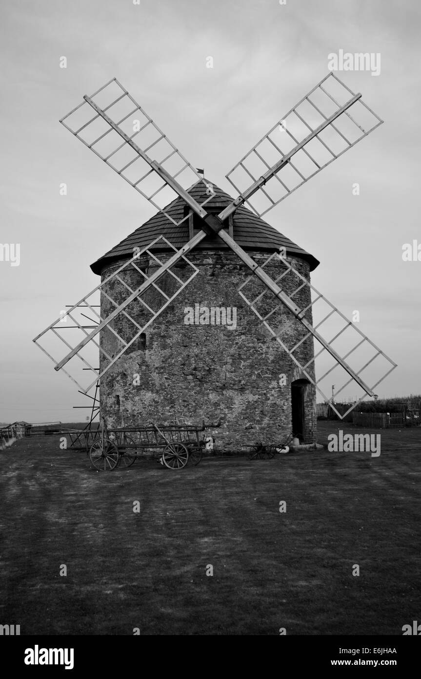 old traditional windmill Stock Photo - Alamy