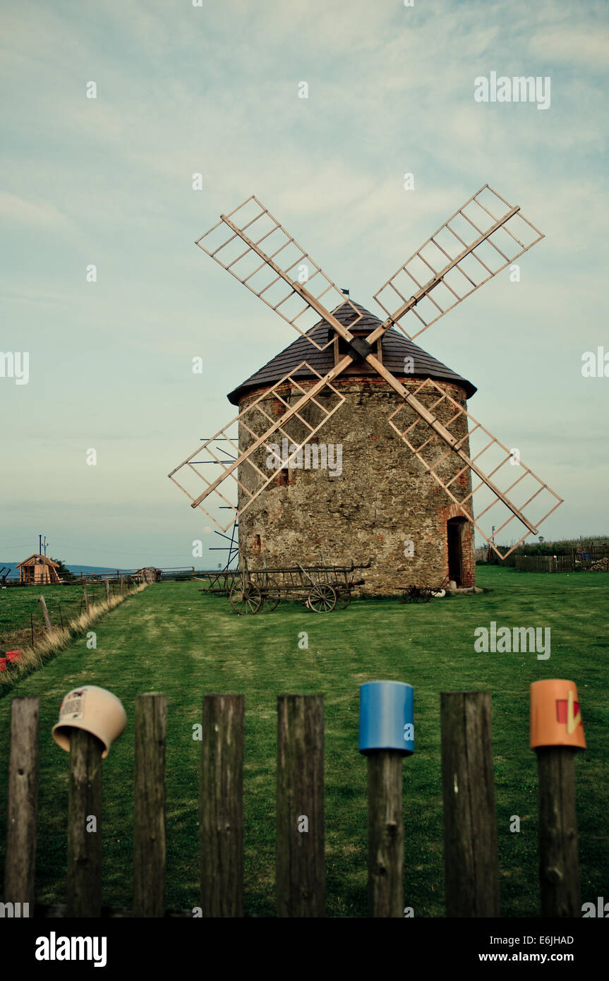 old traditional windmill Stock Photo - Alamy