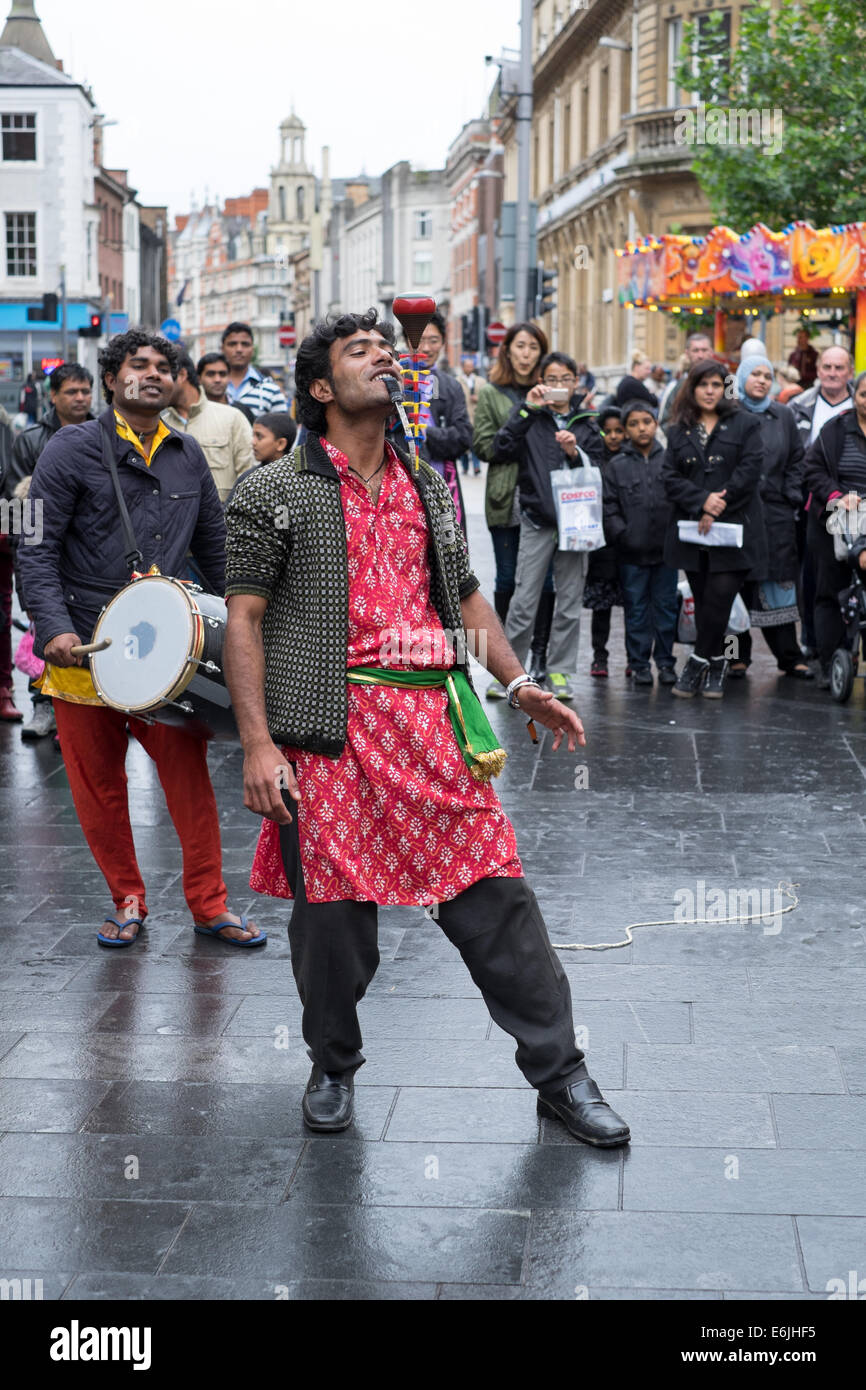 Leicester, UK. 25th Aug, 2014. Leicester Mela a glittering mix of live ...