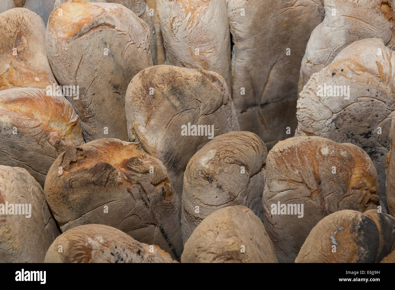 Wood cooked bread Stock Photo - Alamy