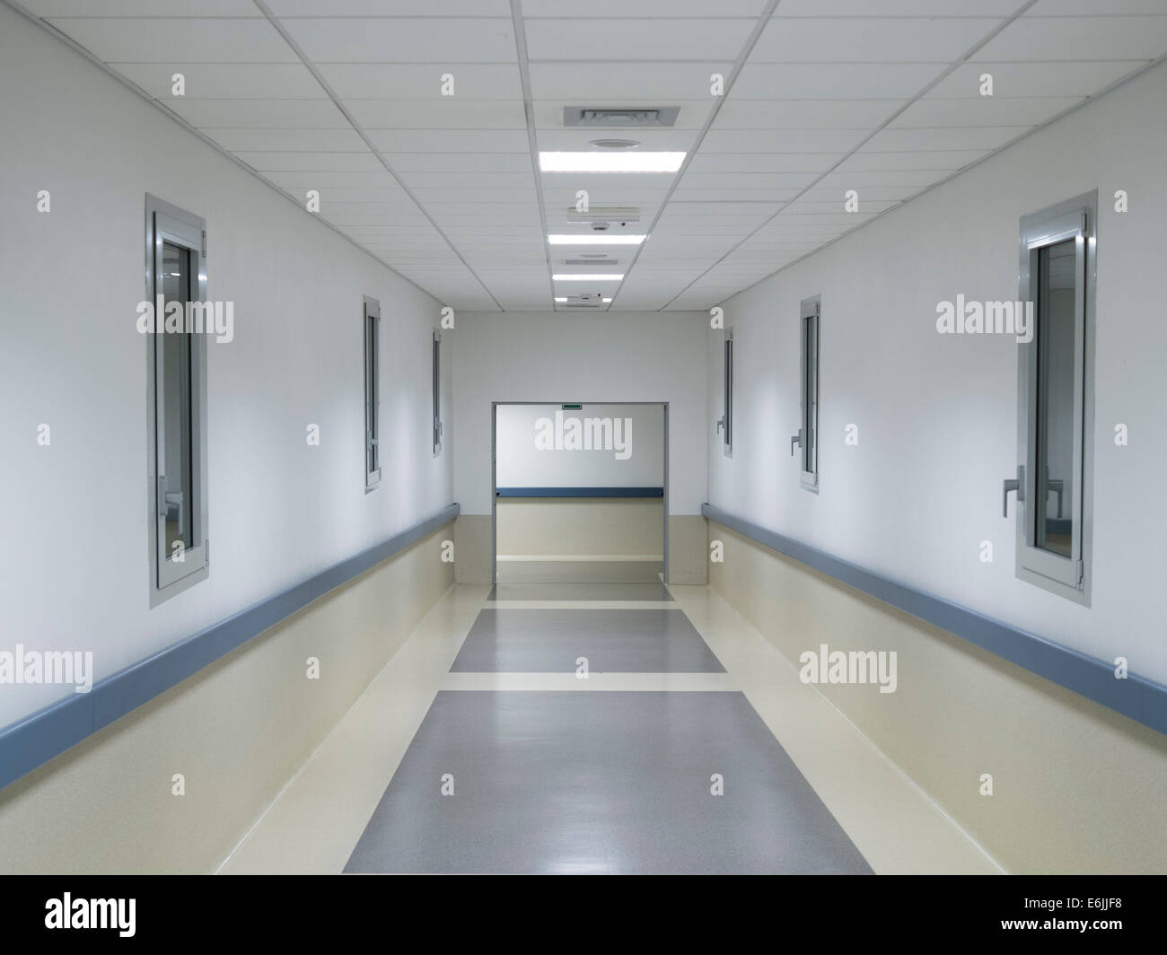 Emergency Hospital Interior Corridor High Resolution Stock Photography ...