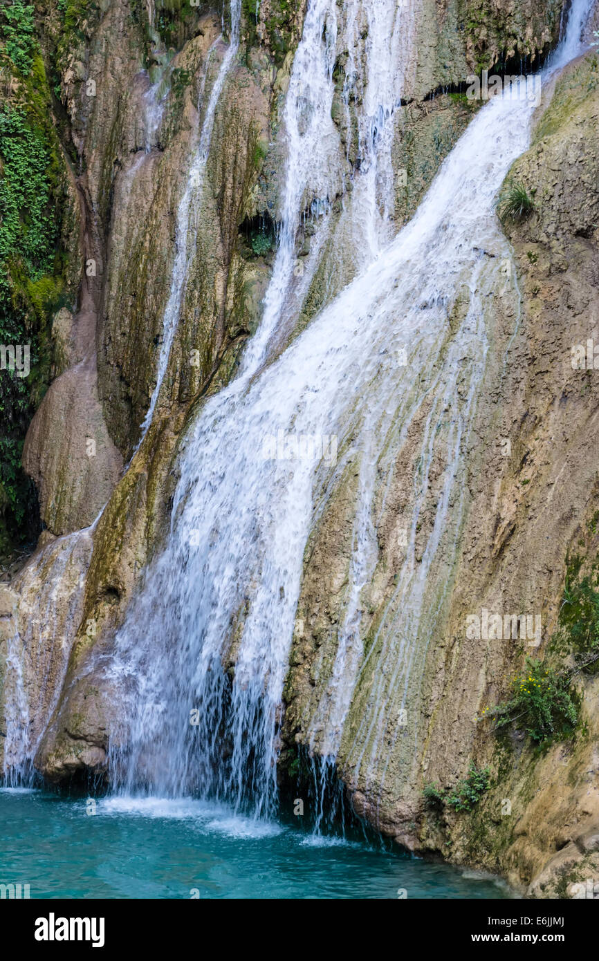 Mountain River and Waterfall. Greece, Messinia Stock Photo - Alamy