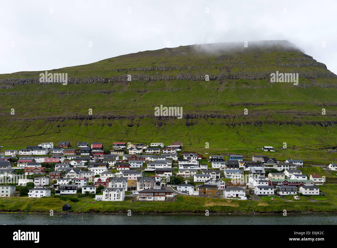 Houses in Klaksvík in the Faroe Islands. (klaksvik Stock Photo - Alamy