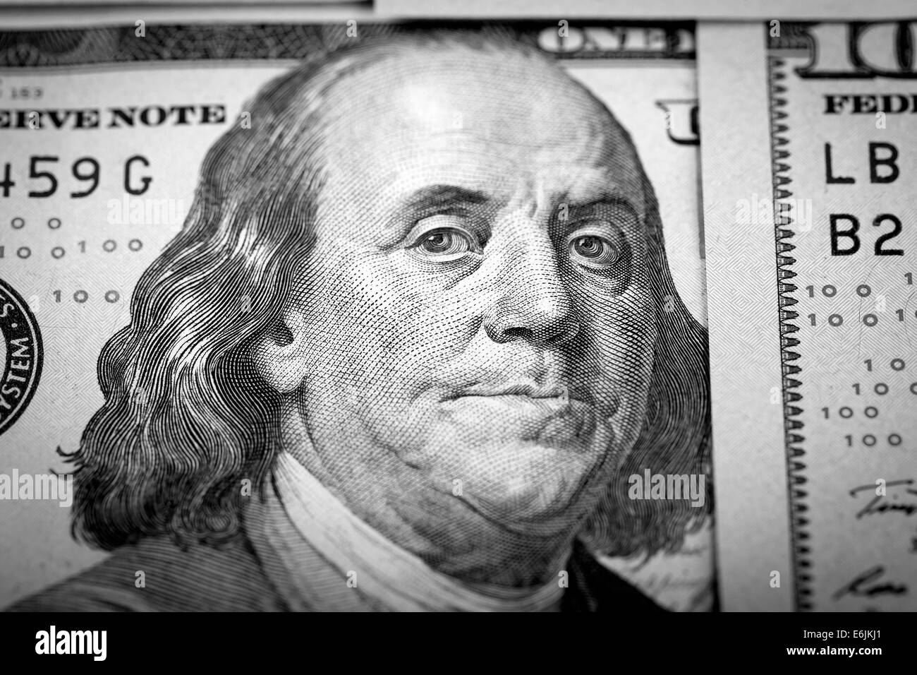 Dollars Photography: Macro of US One Hundred Dollar Stock Photo - Alamy