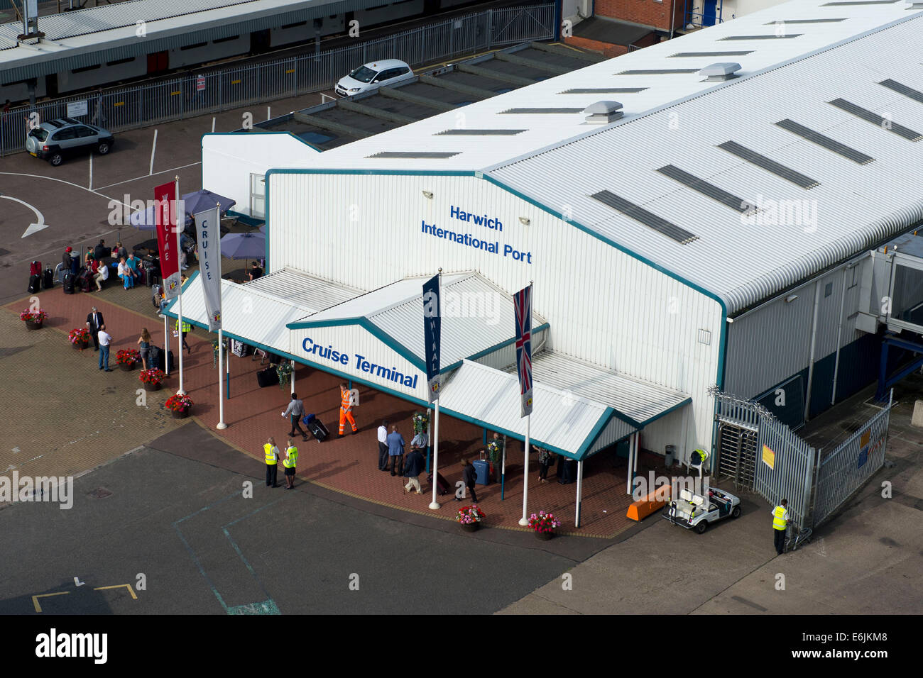 Harwich International Port cruise terminal in Harwich, England Stock ...