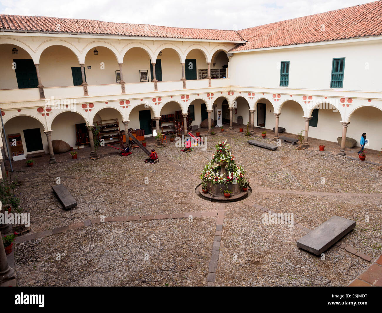 Courtyard of the Inca Museum - Cusco, Peru Stock Photo - Alamy