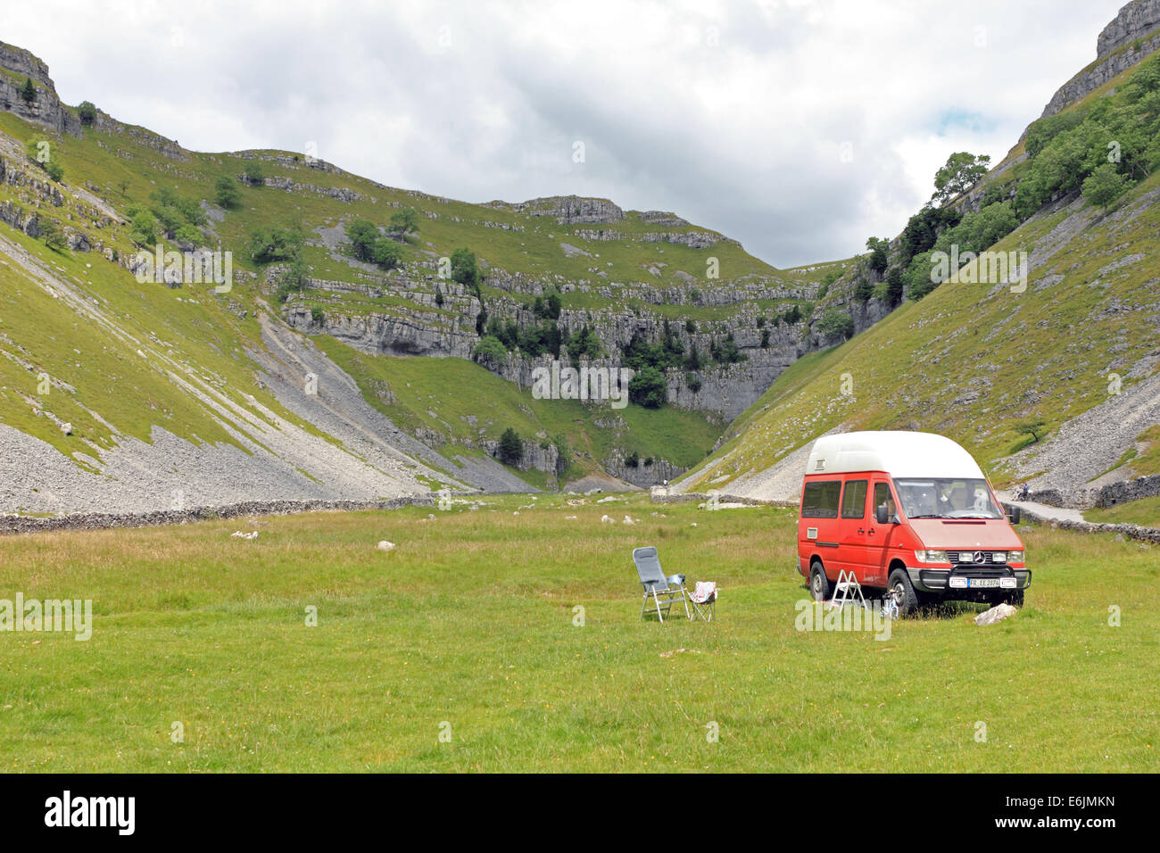 Campsite camping gordale scar hi-res stock photography and images - Alamy