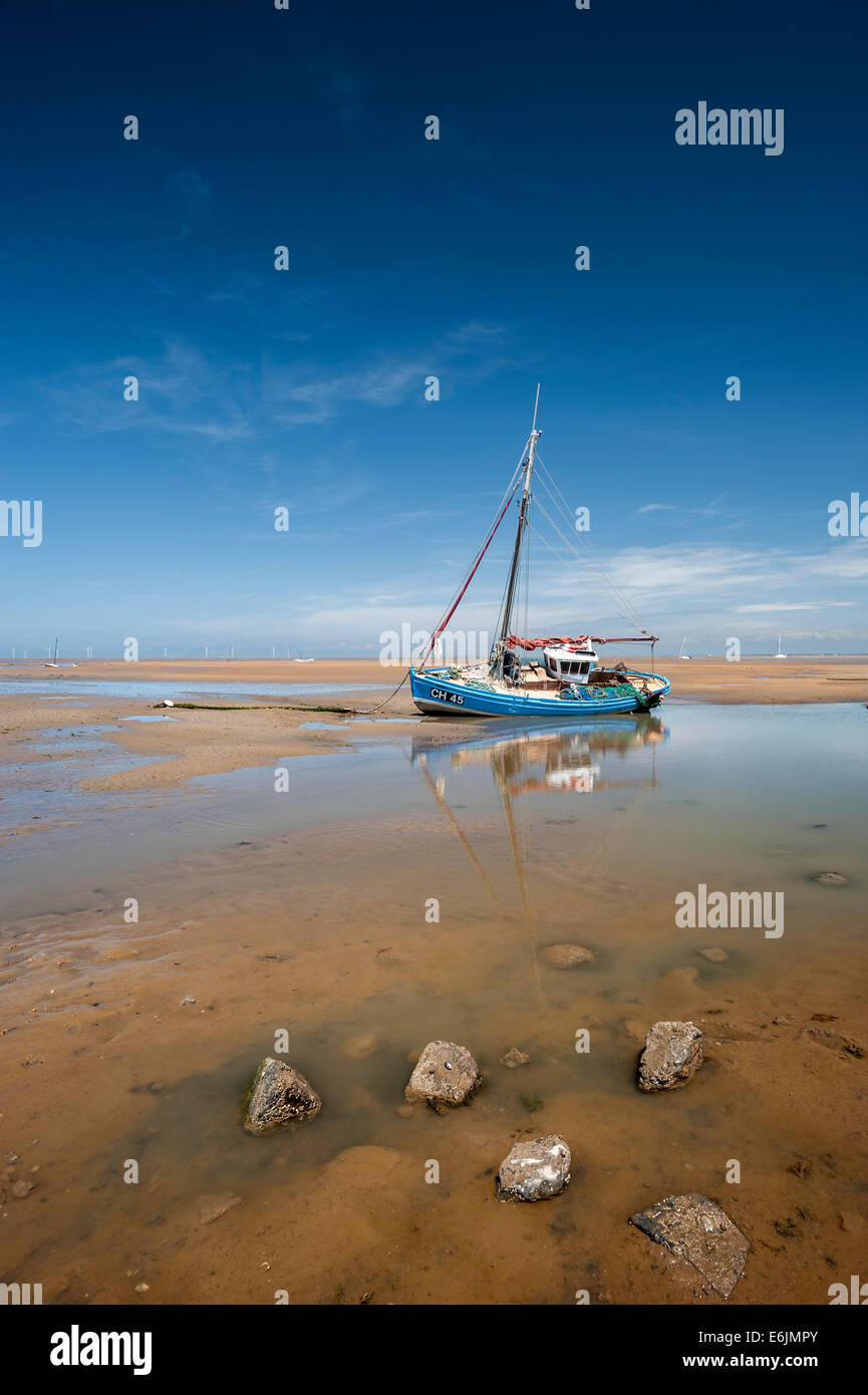 CH45 Fishing boat at Moels Cheshire Stock Photo - Alamy