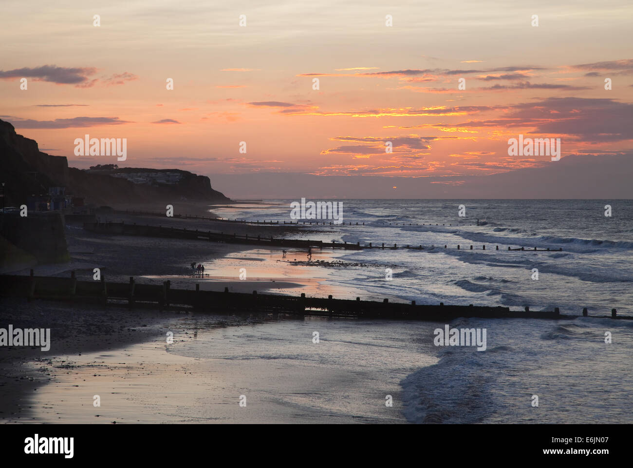 Cromer Pier at sunset, North Norfolk Stock Photo - Alamy
