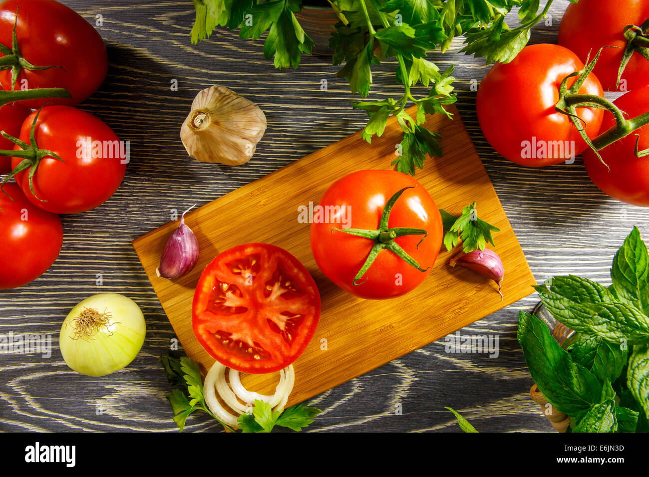 Vegetables table hi-res stock photography and images - Alamy