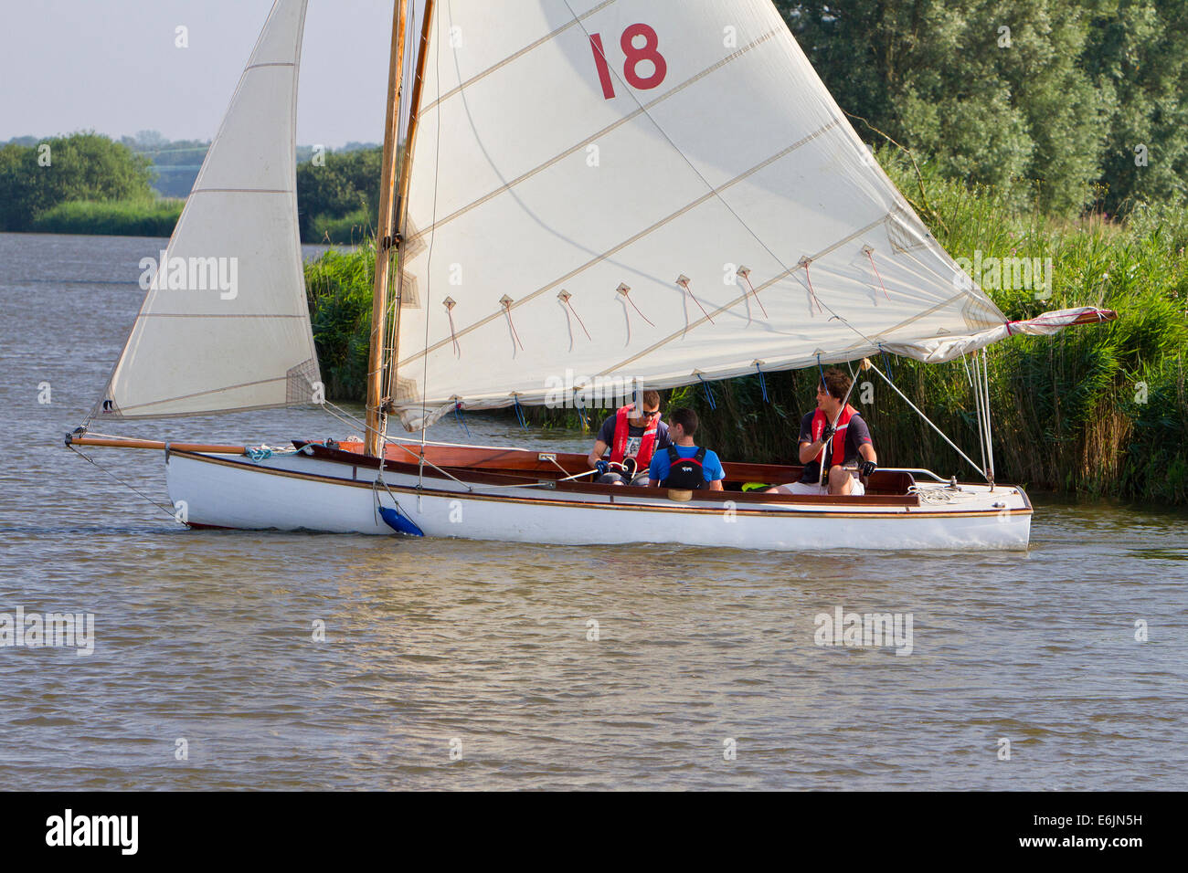 Norfolk Broads Sailing Stock Photos & Norfolk Broads Sailing Stock ...