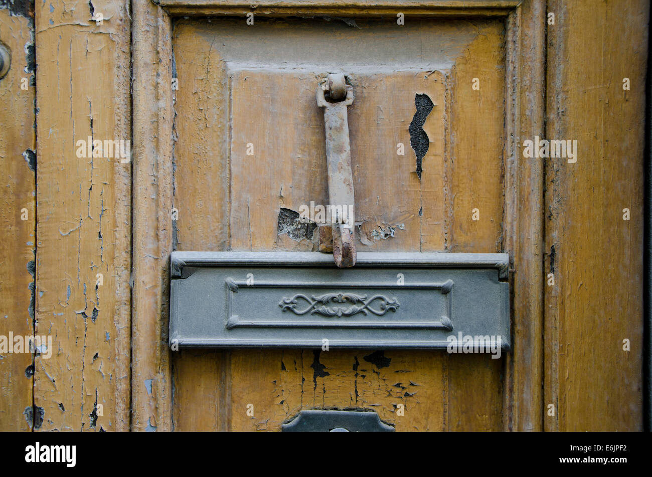 Old vintage Letter box, mail box, mailbox, postbox. Italy Stock Photo ...