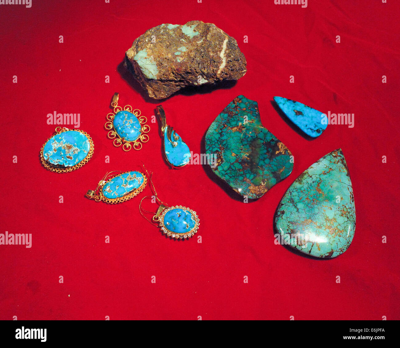 Turquoise From Iran (Persia Stock Photo - Alamy